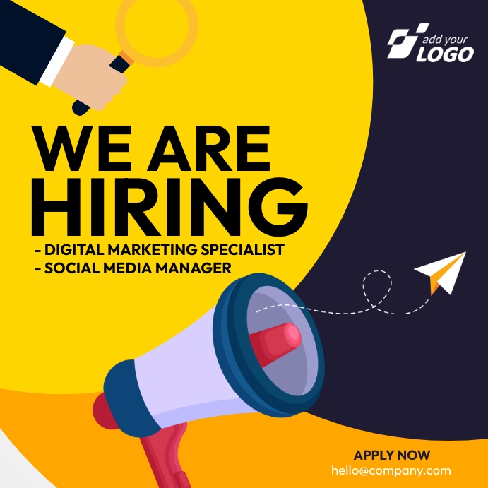 We are hiring ad Template | PosterMyWall