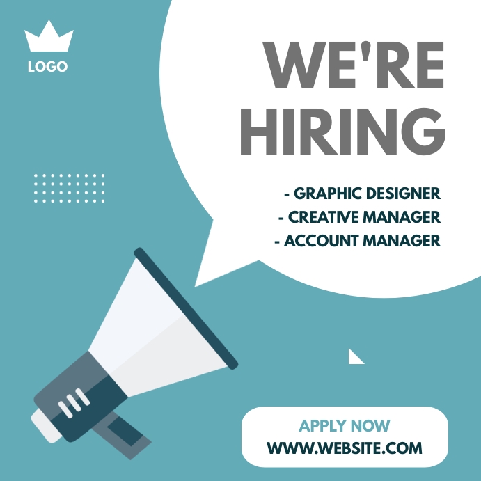 We are hiring ad Template | PosterMyWall