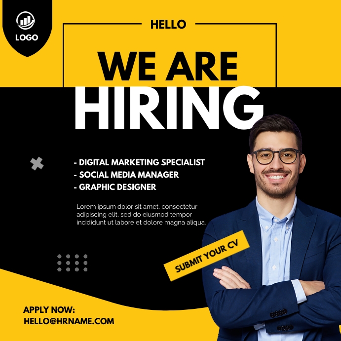 We are hiring ad Template | PosterMyWall