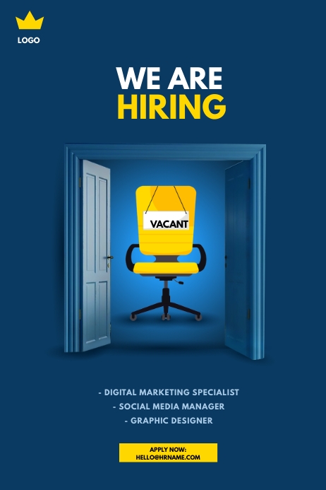 We are hiring ad Template | PosterMyWall