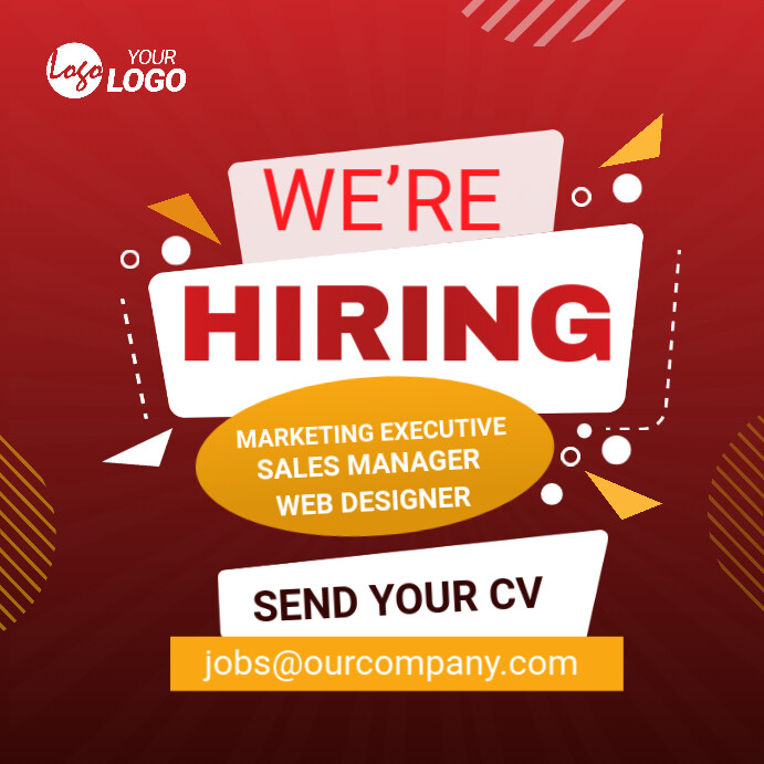 We are hiring ad Template | PosterMyWall
