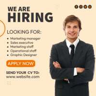 We Are Hiring Ads Template | PosterMyWall