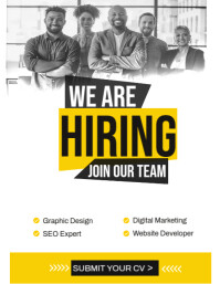 We Are Hiring Ads Template | PosterMyWall