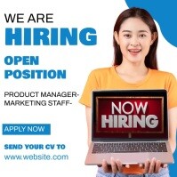 Hiring Ads Template | PosterMyWall