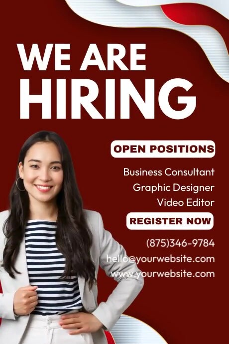 Modèle We Are Hiring Ads | PosterMyWall