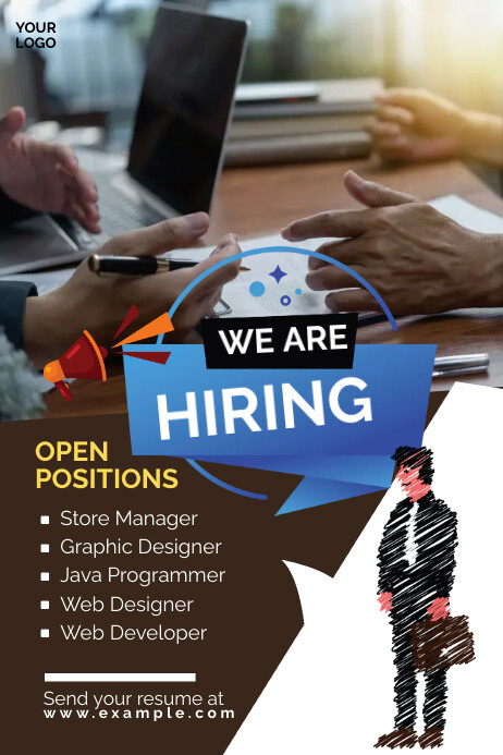 We Are Hiring Banner Template | PosterMyWall