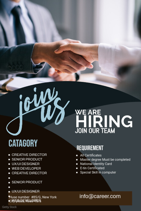We are hiring Banner Template | PosterMyWall