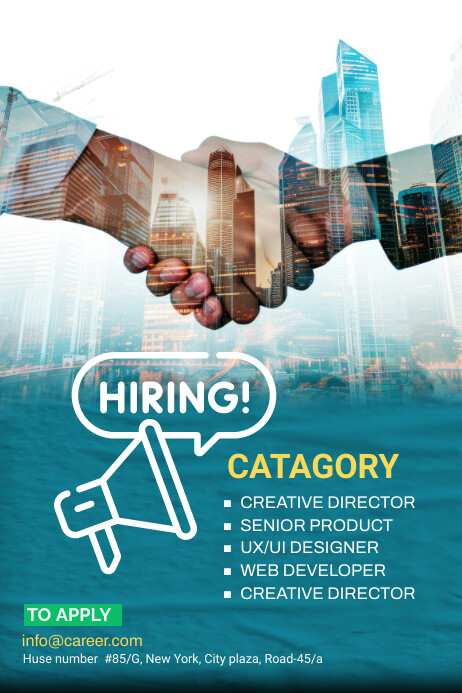 We are hiring Banner Template | PosterMyWall