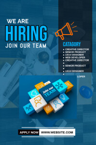Hiring Banner Template | PosterMyWall