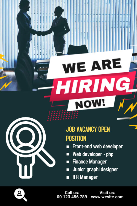 We are hiring Banner Template | PosterMyWall