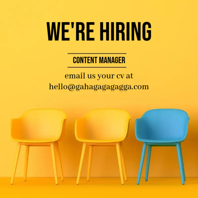 We Are Hiring Template | PosterMyWall