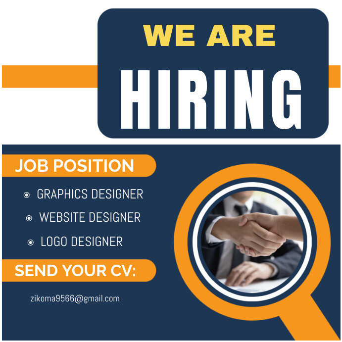 Plantilla de We are hiring | PosterMyWall
