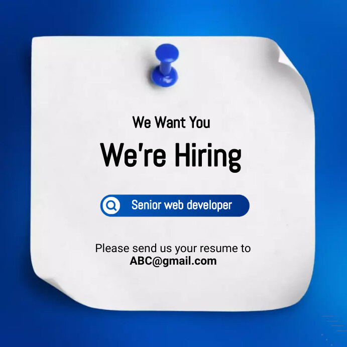 we are hiring Template | PosterMyWall