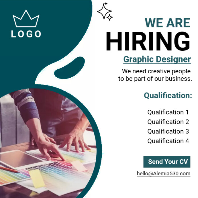 We Are Hiring Template | PosterMyWall