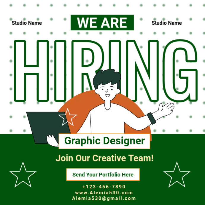 Modèle We Are Hiring | PosterMyWall
