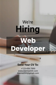We Are Hiring Template | PosterMyWall