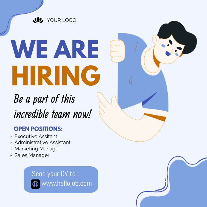 We Are Hiring Template | PosterMyWall