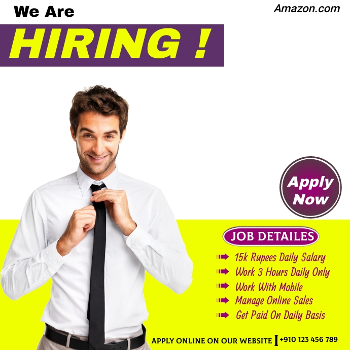 we are hiring Template | PosterMyWall