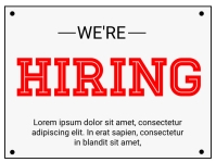 Now Hiring Template | PosterMyWall