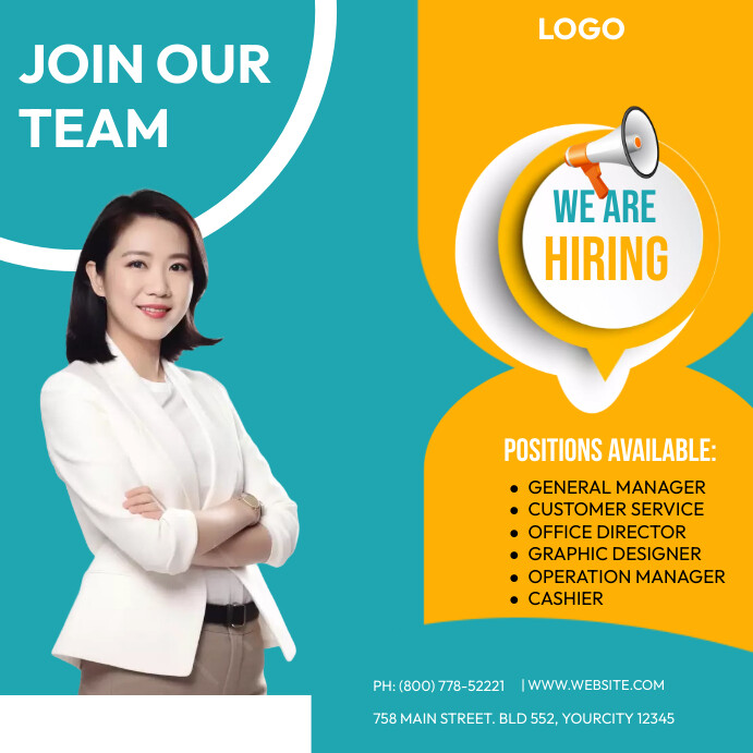 We are hiring Template | PosterMyWall