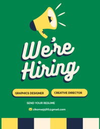 We're hiring Template | PosterMyWall