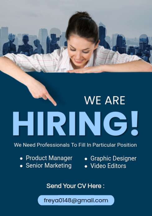 We are hiring Template | PosterMyWall