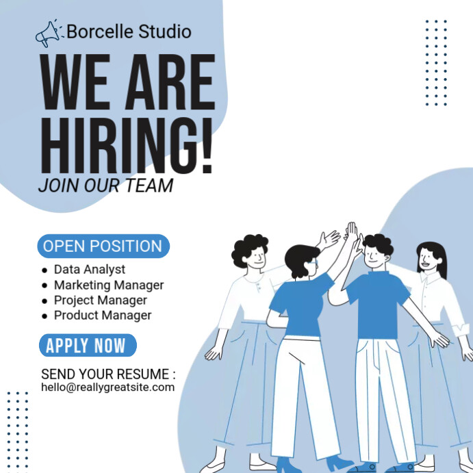 WE ARE HIRING Template | PosterMyWall