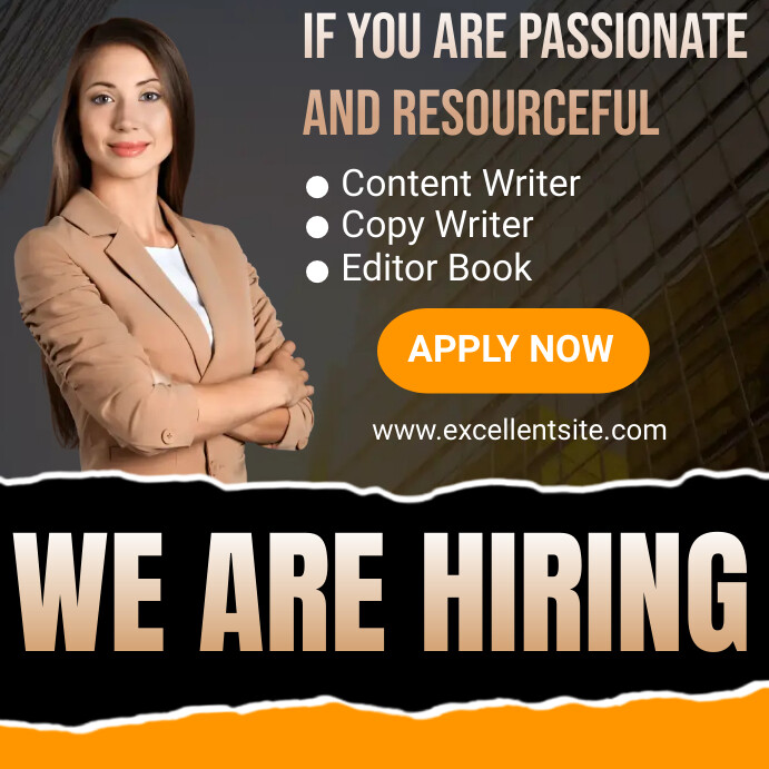 we are hiring Template | PosterMyWall