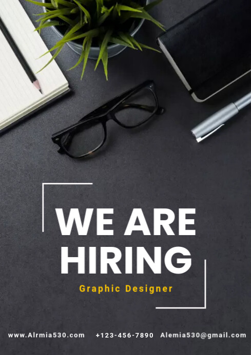 We Are Hiring Template | PosterMyWall