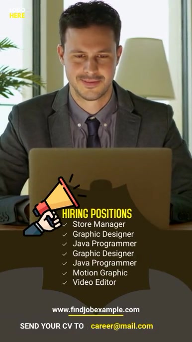 We Are Hiring Digital Display Template | PosterMyWall