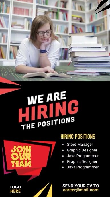 We Are Hiring Digital Display Template | PosterMyWall