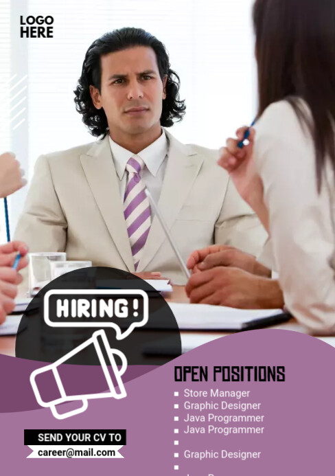 We Are Hiring Flyer Template | PosterMyWall