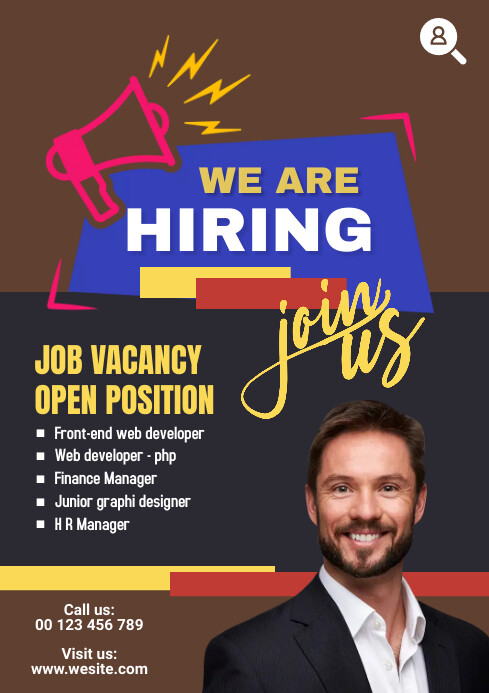 We are hiring Flyer Template | PosterMyWall