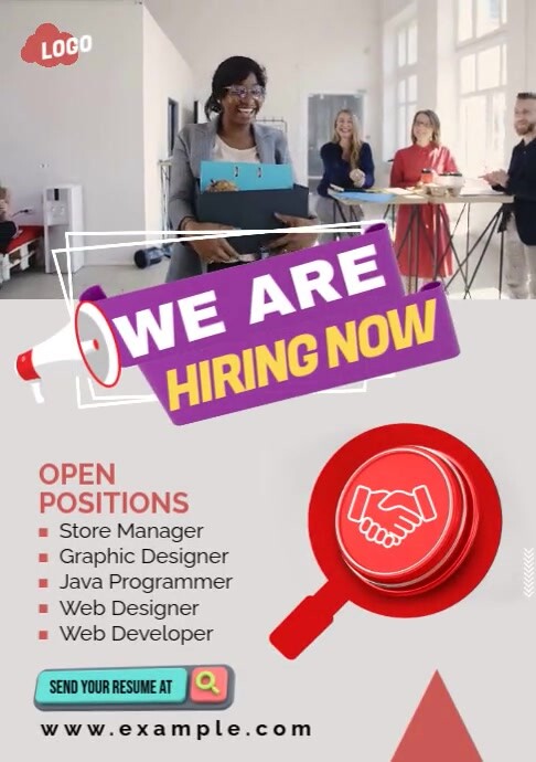 We Are Hiring Flyer Template | PosterMyWall