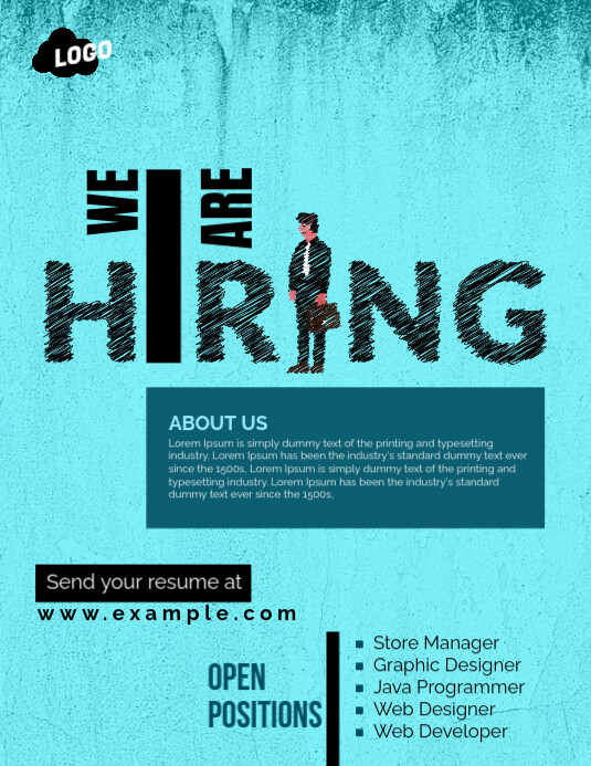 We Are Hiring Flyer Template | PosterMyWall