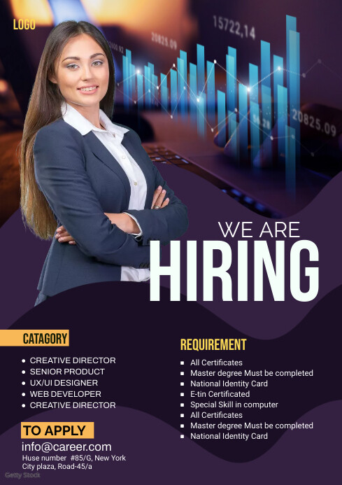 We are hiring Flyer Template | PosterMyWall