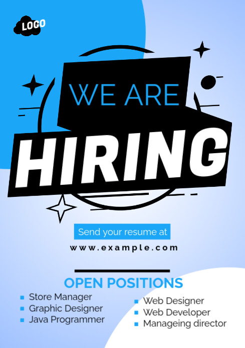 We Are Hiring Flyer Template | PosterMyWall