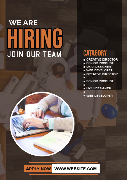 We are hiring Flyer Template | PosterMyWall