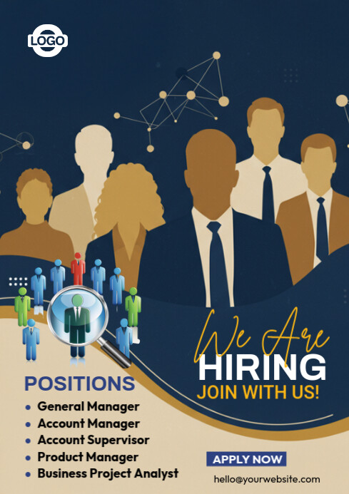 Modèle We Are Hiring Flyer Template | PosterMyWall