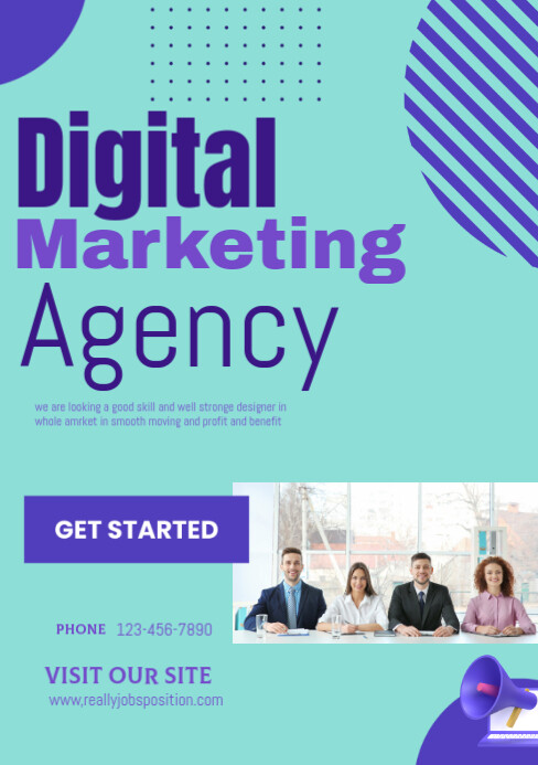 we are hiring great job 2025 new post marketing agency Template ...