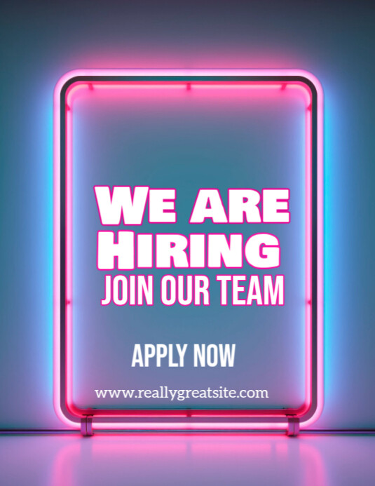 we are hiring hiring job vacancy Template | PosterMyWall