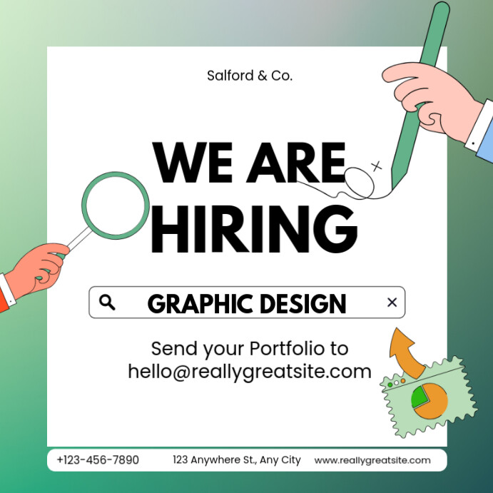 We Are Hiring Instagram Post Template | PosterMyWall