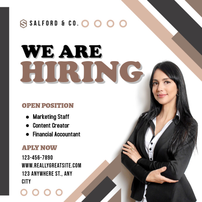 we are hiring instagram post Template | PosterMyWall
