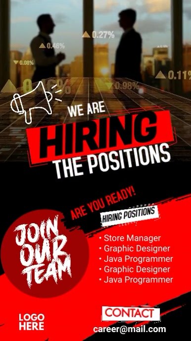 We are hiring Instagram Story Template | PosterMyWall