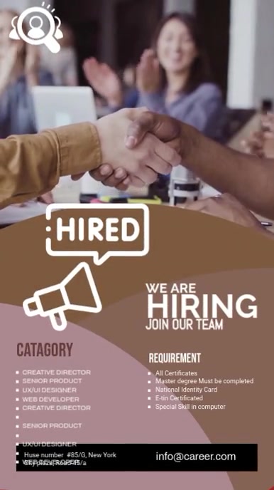 We are hiring Instagram Story Template | PosterMyWall
