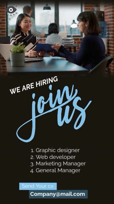 We are hiring Instagram Story Template | PosterMyWall