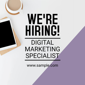 We Crew Hiring Post Template | PosterMyWall