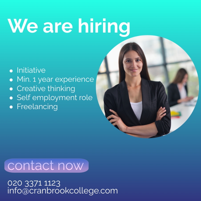 We are hiring Job Template | PosterMyWall