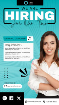 Job Hiring Instagram / Facebook Story Template | PosterMyWall