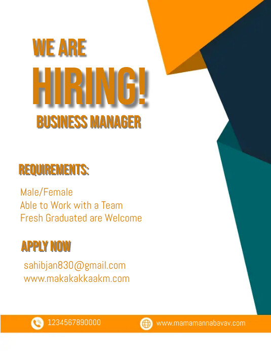 We are hiring job templates | PosterMyWall